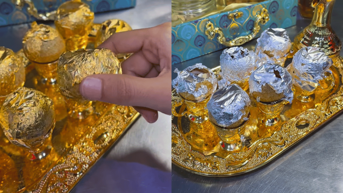 Gold & Silver Pani Puri: Netizens Reject New Bizarre Food Experiment ... Gold & Silver Pani Puri: Netizens Reject New Bizarre Food Experiment ...